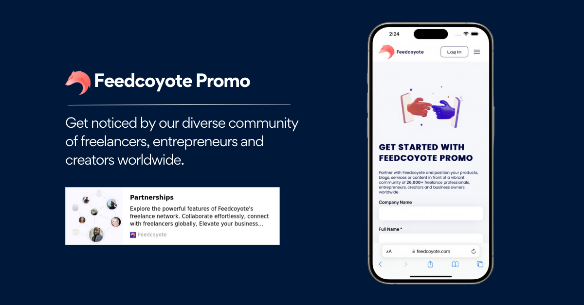 Feedcoyote Promo: Partner with Feedcoyote and Maximize your Reach