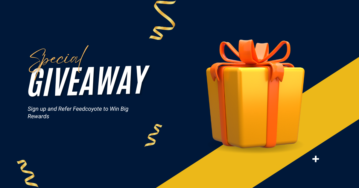 Refer and Win Big | Feedcoyote Referral Contest