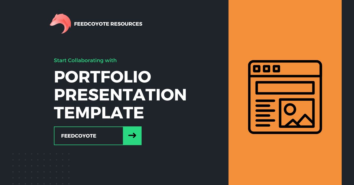Customizable Portfolio Presentation Template | Feedcoyote