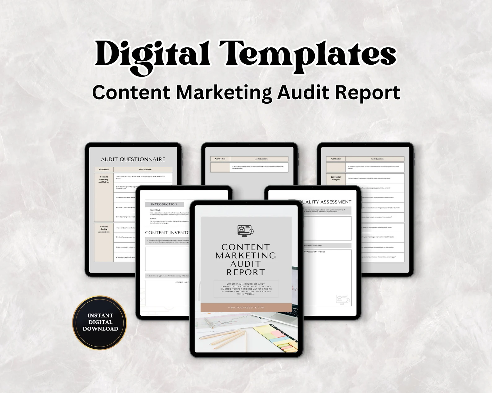 Website Content Audit Template | Feedcoyote